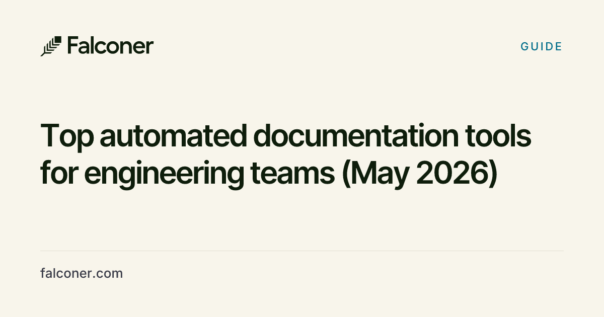 Top automated documentation tools for engineering teams (May 2026 ...